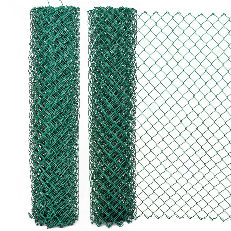Malla Eslabonada Recubierta PVC Verde